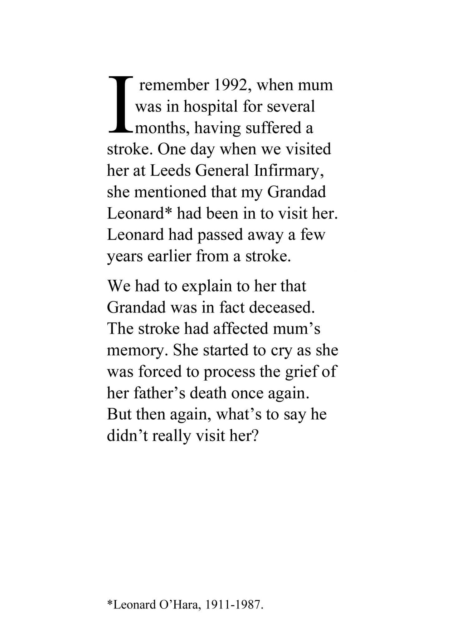 Ghost Stories I Remember • Colossive Press